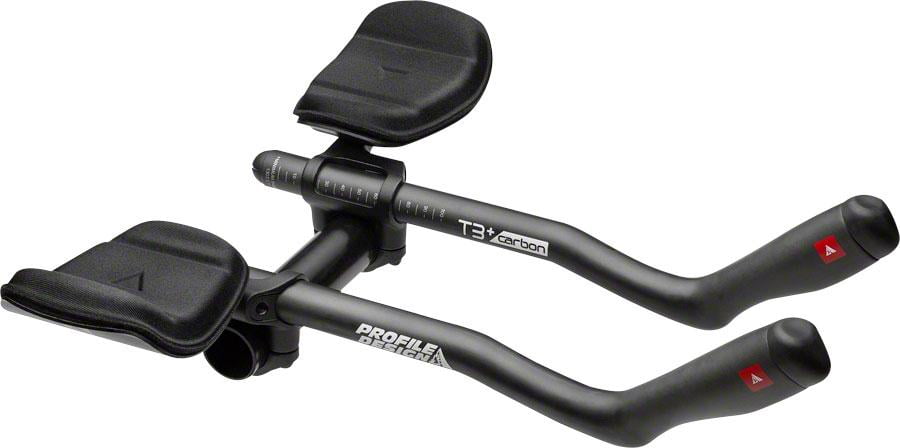 Profile Design T3 Plus Drop-Bend Carbon Aerobar: with J5 Bracket and F ...