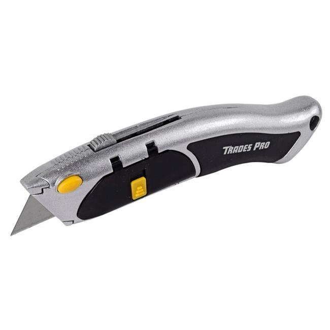 Trades Pro Auto Loading Box Cutter Utility Knife - 837356 - Walmart.com