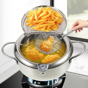 Farberware Kitchen Machine, 4L Dual Deep Fryer with Basket, Stainless ...