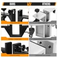 Heavy-Duty Adjustable Door Panel Carrier Cart - 500 LB Capacity Steel ...