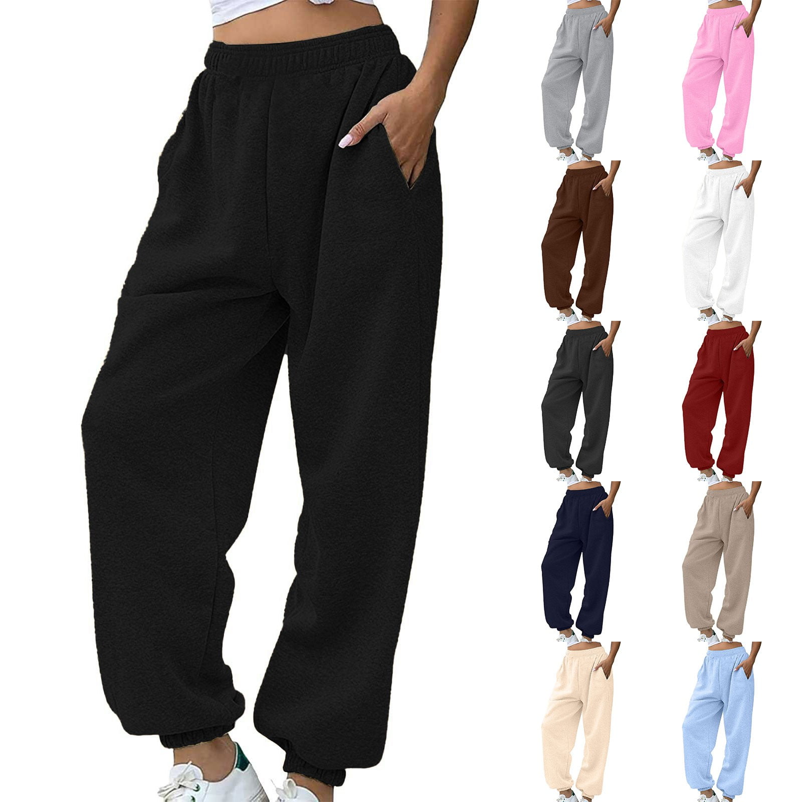 Click here for Zafoop Womens Petite Length Sweatpants With Pocket... prices