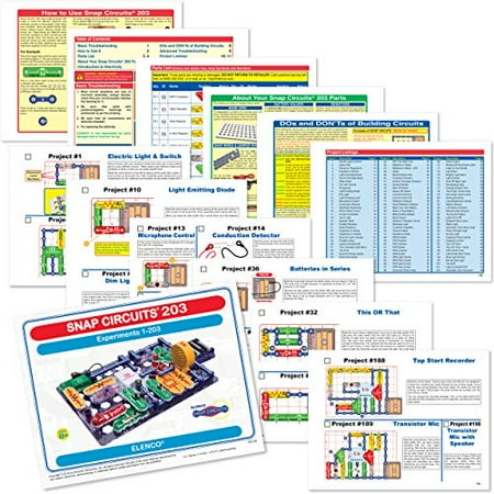Snap Circuits 203 Electronics Exploration Kit | Over 200 STEM Projects ...