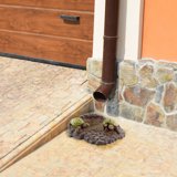 Esterno Resin Turtle Garden Rain Spout Block, Water Drain Gutter ...
