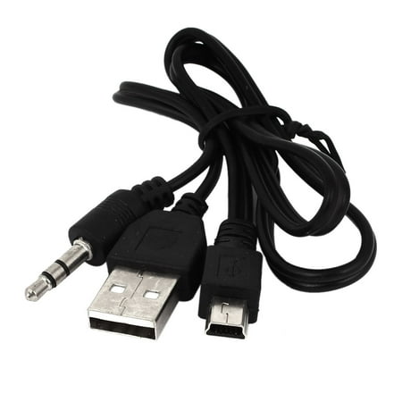 3.5mm USB2.0 Male Mini 5 Pin Speaker Audio Data Cable 47cm | Walmart Canada