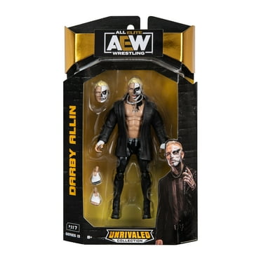 AEW Unrivaled Darby Allin - 6-Inch Figure with Entrance Jacket, Knee ...