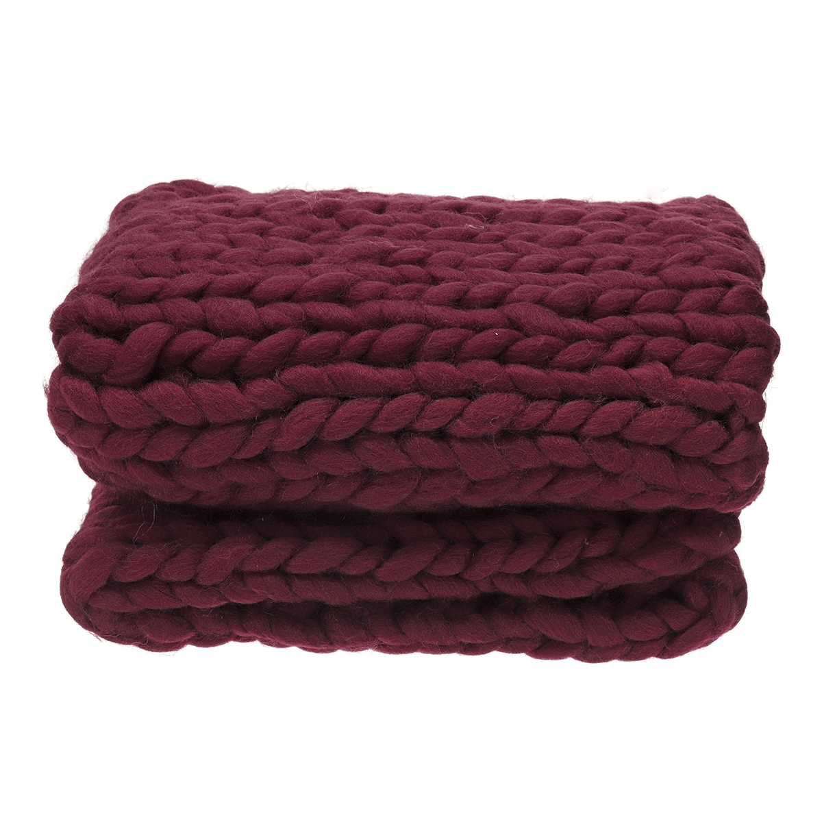 47''x39'' Hand-woven Bulky Chunky Knitted Blanket Blankets Warm Soft ...