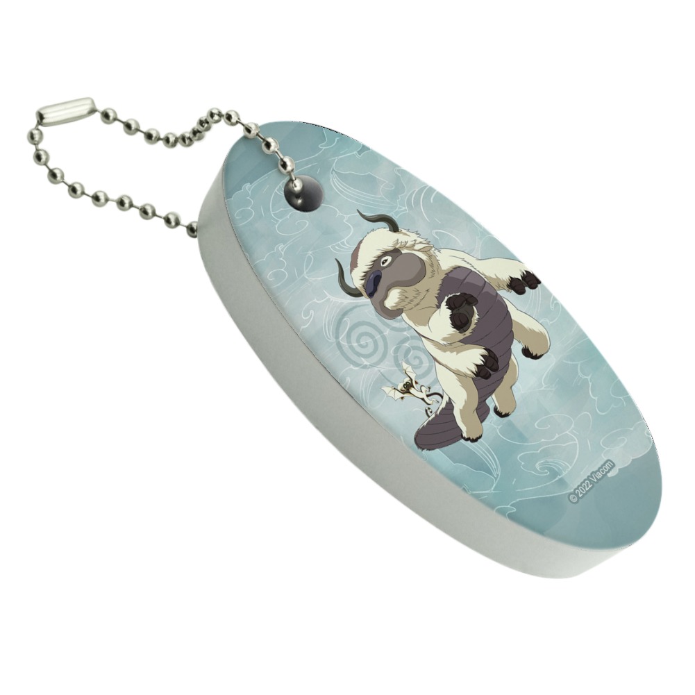 Avatar the Last Airbender Appa & Momo Floating Keychain Oval Foam ...