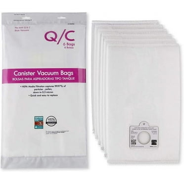 Kenmore Type Q/C HEPA Vacuum Bags for Canister Vacuums, 6 Pack ...