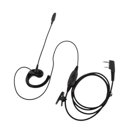 Xinxinyy Reliable Ear Hook Earpiece Headset with PTT Mic for Long ...