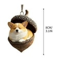 10 Pack Of 8cm Forest Animals Decoration Christmas Tree Pendant Holiday ...