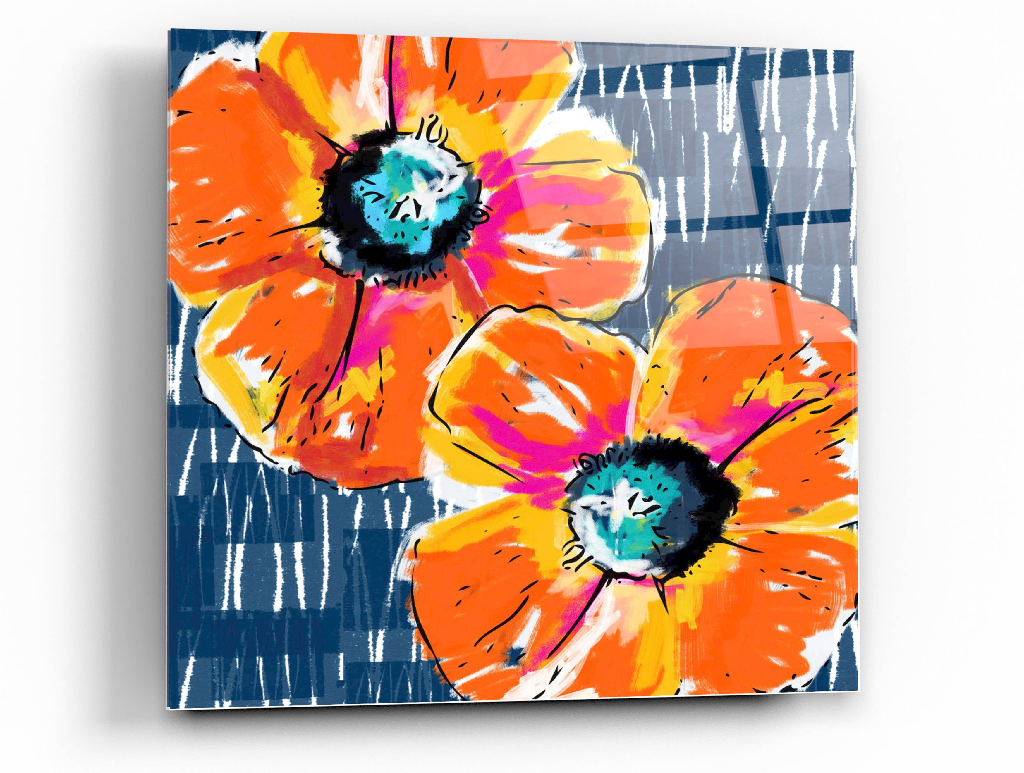 Orange Poppies Paintings