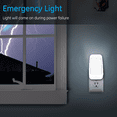 GE 4-in-1 Power Failure LED Night Light, Plug-in, Light Sensing ...