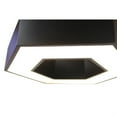 EQLight EQPLH16-B Zazil LED Hexagonal 16 Black Pendant - Walmart ...