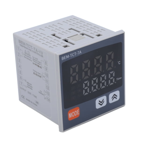 PID Temperature Controller, K Type Input Accurate Temperature Control Digital Temperature ...