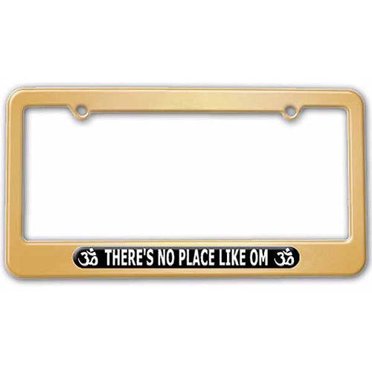 Namaste, Om Aum Yoga License Plate Tag Frame, Multiple Colors - Walmart.com