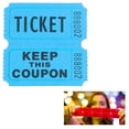 400 Double Stub Raffle Tickets Red/Blue - Keep This Coupon for Carnival ...