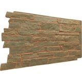 Ekena Millwork 49"W x 25 1/2"H x 1 1/4"D Acadia Ledge Stacked Stone ...