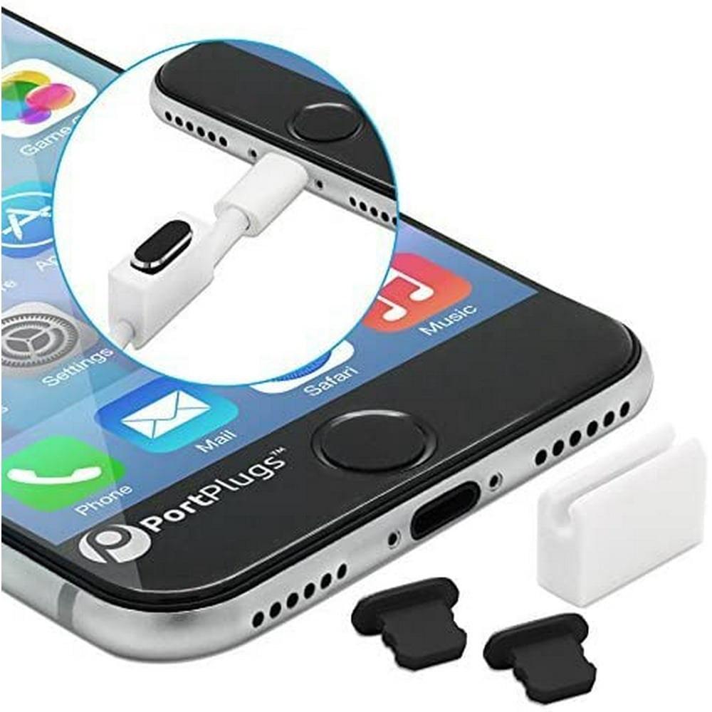 Portplugs Anti Dust Plugs (2 Pack) Aluminum - Compatible with iPhone ...