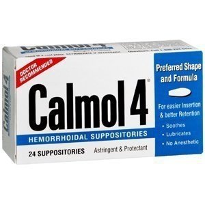 RESICAL Calmol 4 Hemorrhoidal Suppositories 24 Count - Walmart.com