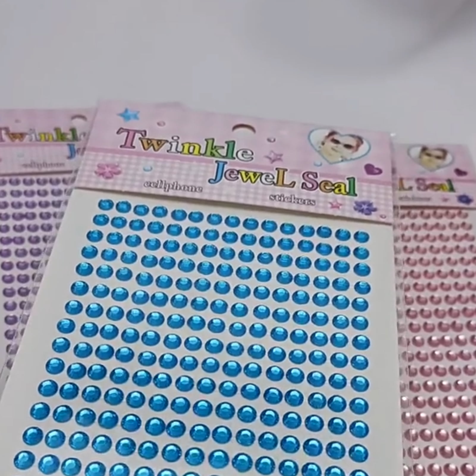 Opvise 2 Set DIY Sticker Easy to Paste Twinkle Self-adhesive 5mm ...