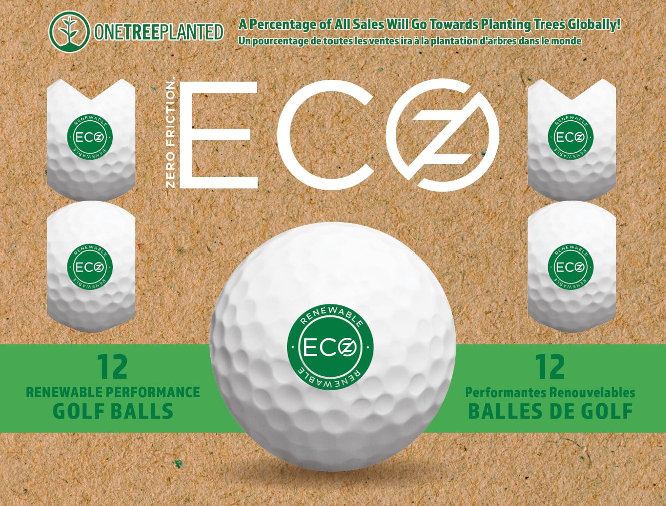 Zero Friction ECO Z Golf Ball - Dozen, White - Walmart.com