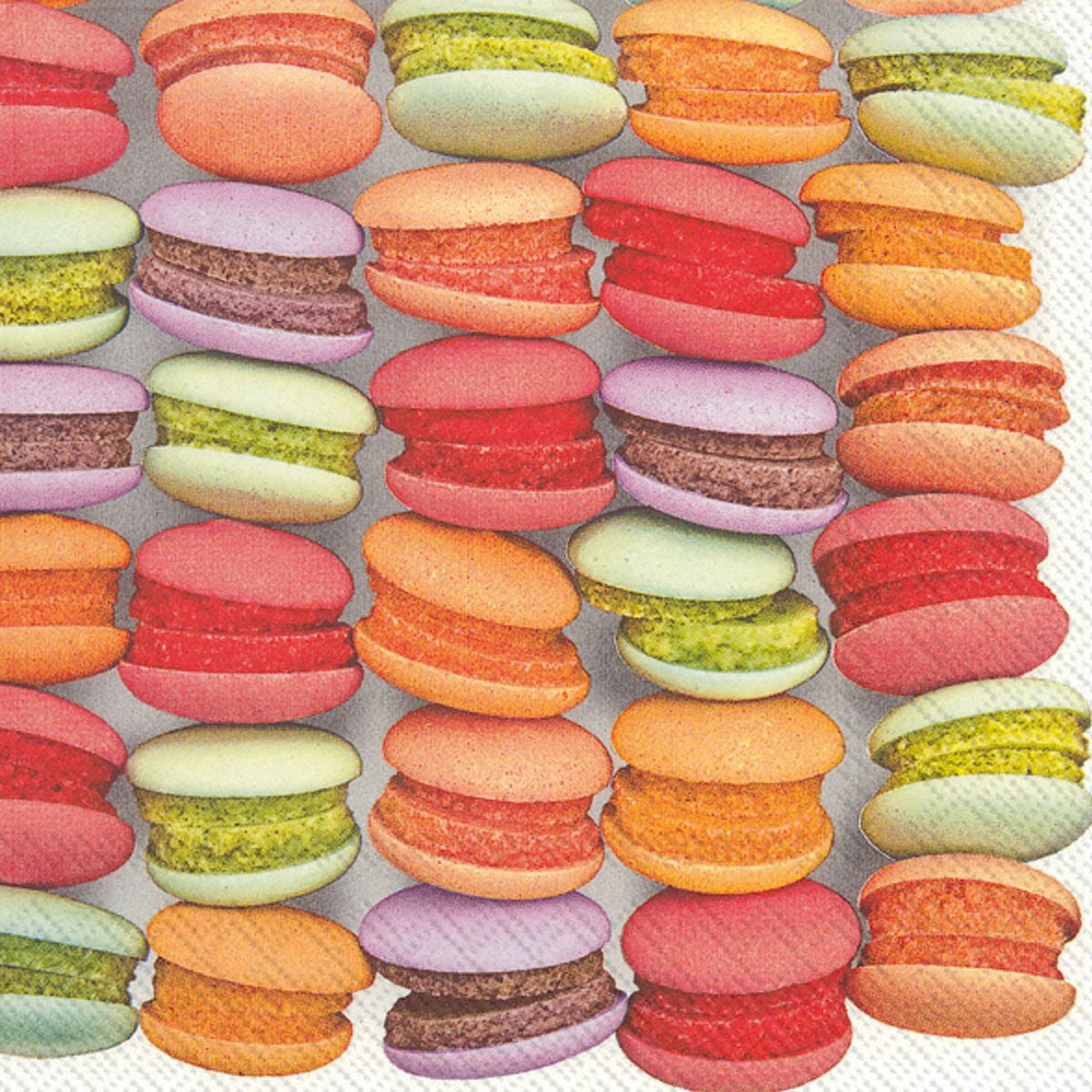Set of 6 Large Macarons Napkins 20 Pack - Walmart.com