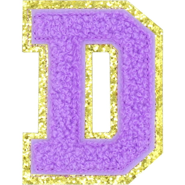 English Letter D Iron On Repair Patches Alphabet Sewing Appliques ...