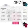 breaise Boys' Girls' School Uniform Shirt 3PC Button Closure Short ...