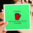3drose, You Can Never Have Enough Eggnog, 6 Greeting Cards with ...