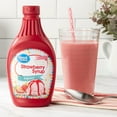 Great Value Strawberry Syrup, 22 oz for Ice Cream, Pancakes, Waffles ...