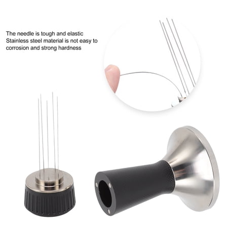 Coffee Tamper Distributor Needle Set, Curved Base Strong Magnetic ...