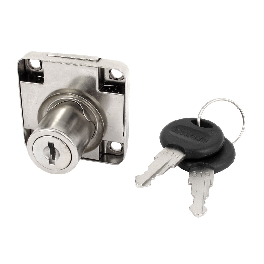 Home Furniture Showcase Cabinet Glass Door Cylinder Metal Base Security ...