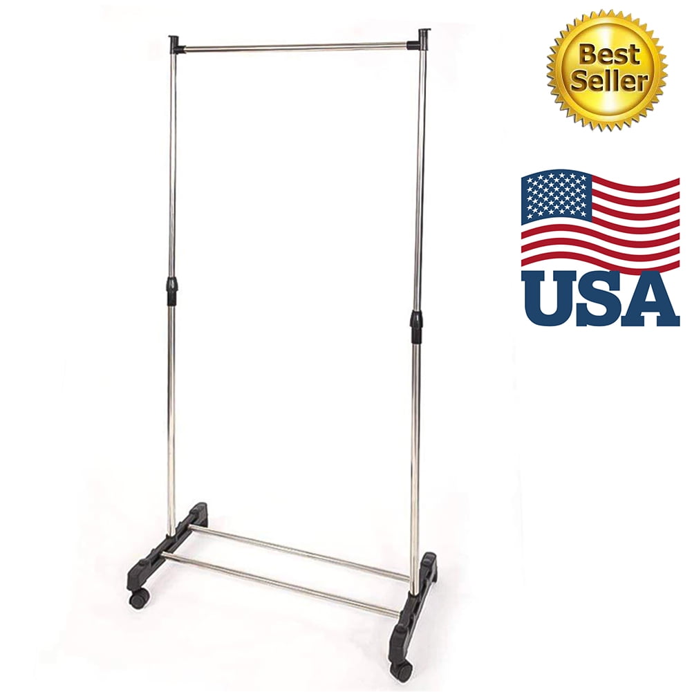 Clearance! Garment Rack Free-standing Clothes Rack Horizontal ...