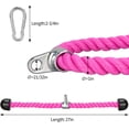 Tricep Rope, 27 Inches Cable Machine Attachment, Pull Down Attachments ...