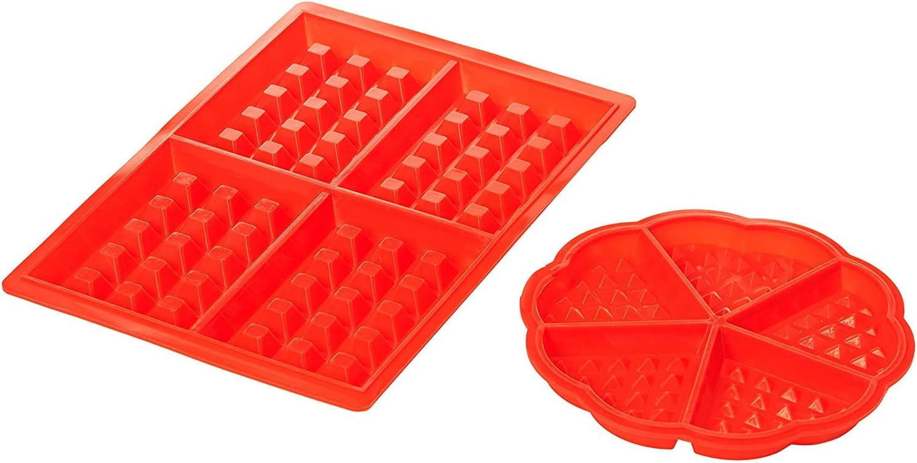 Food Grade Silicone Waffle Mold, Reusable & Flexible Non Stick Easy to ...