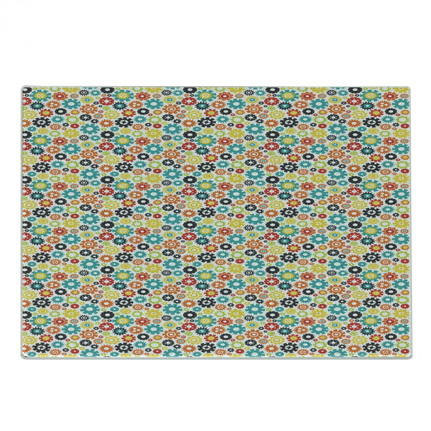 Abstract Cutting Board, Mechanical Engineering Themed Continuous ...