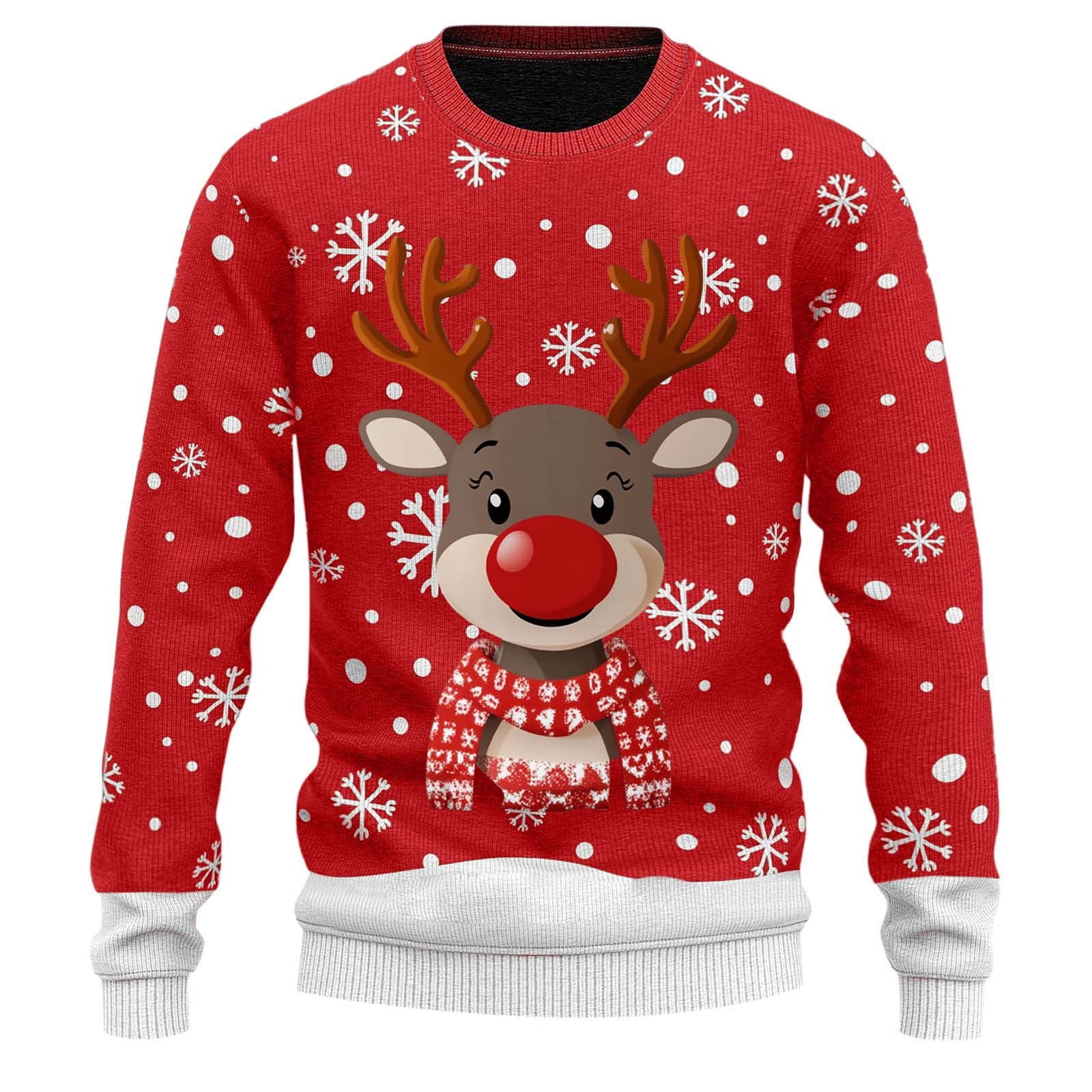 Click here for Luogenli Mens Sweater Vest Brown Christmas Reindee... prices