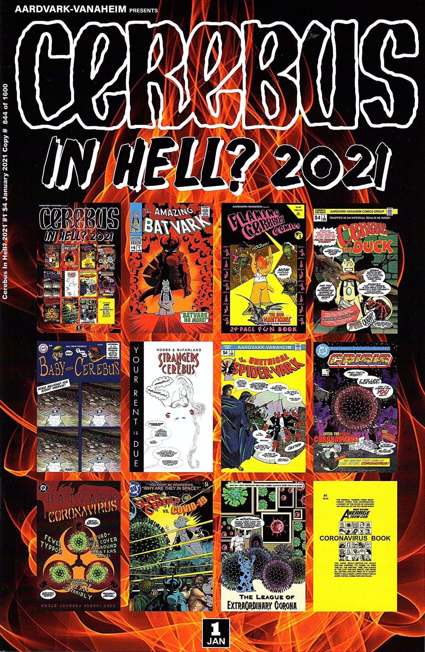 Cerebus in Hell? 2021 #1 VF ; Aardvark-Vanaheim Comic Book - Walmart.com