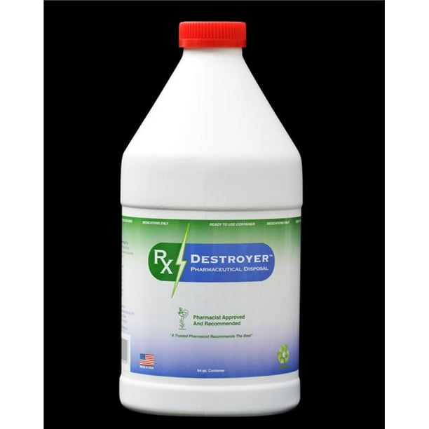 RxDestroyer Pharmaceutical Disposal System Rx Destroyer 64 oz. Bottle ...