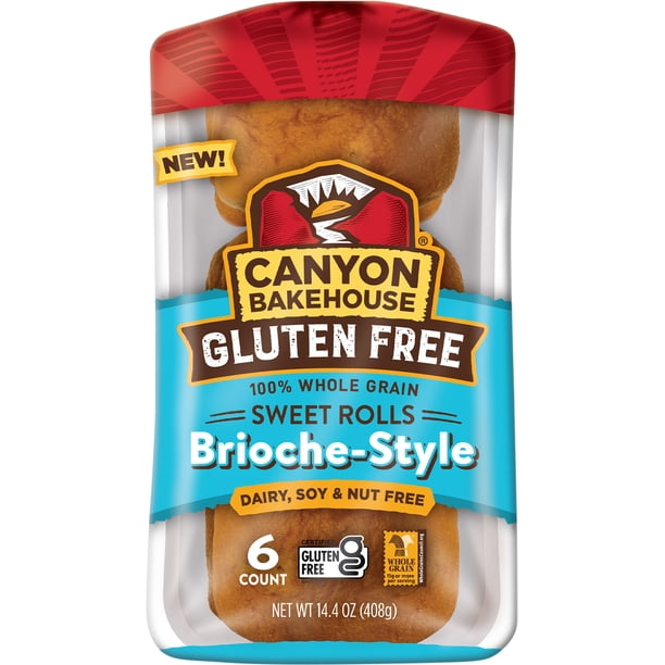 Canyon Bakehouse Brioche-Style Sweet Rolls, Gluten Free Brioche Dinner ...