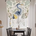Cartoon Egret Tie Up Curtains for Window, Thermal Insulated Balloon ...