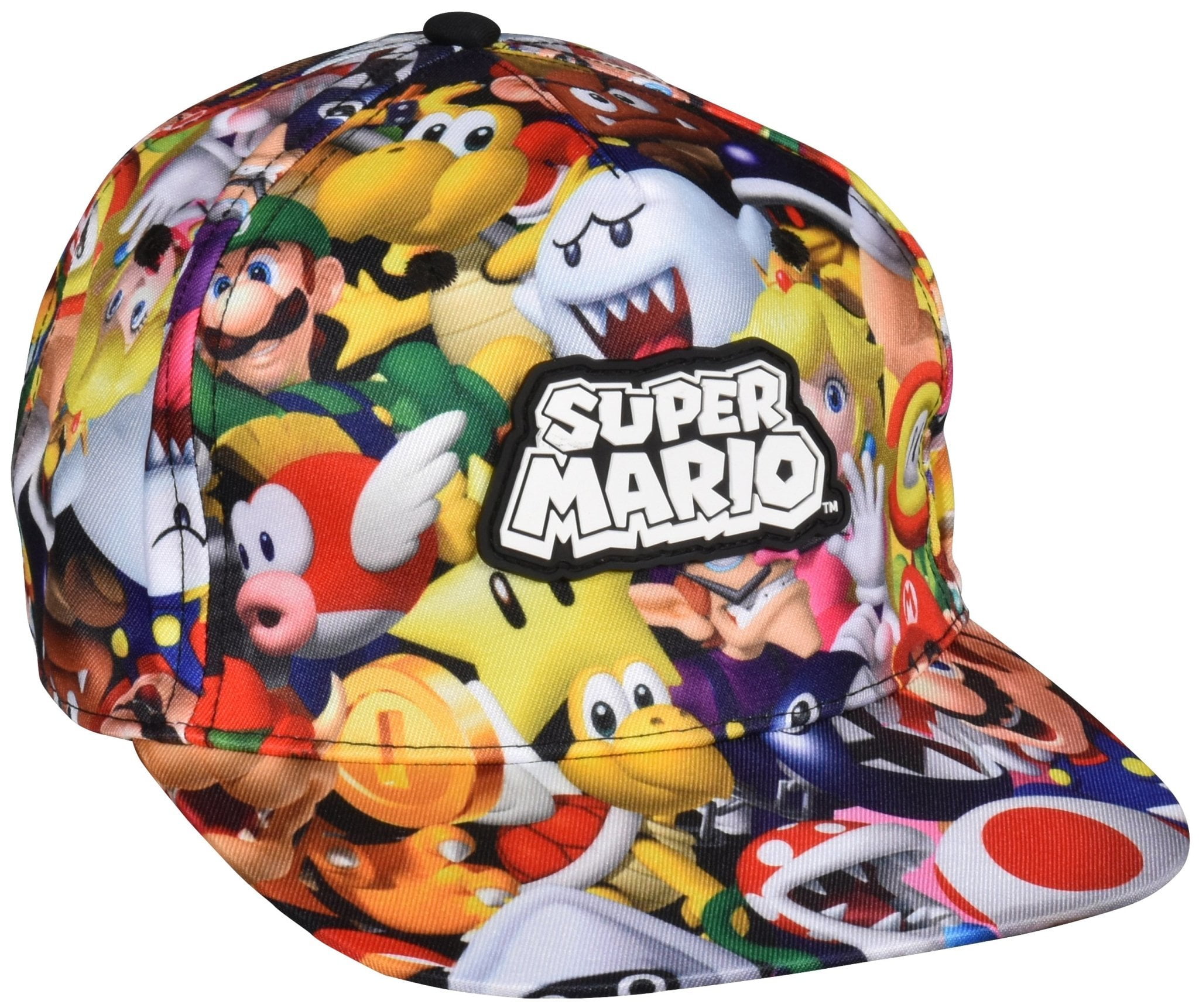 Nintendo Super Mario Rubber Patch Youth Hat - Walmart.com