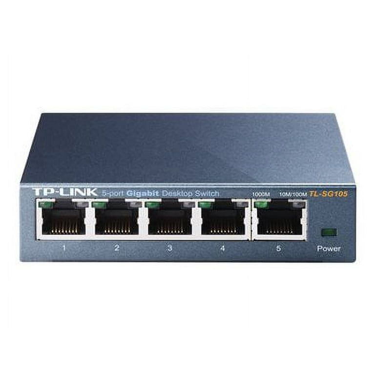 TP-LINK TL-SG105 5-Port 10/100/1000Mbps Fast Ethernet TP-LINK TL-SG105 5-Port 10/100/1000Mbps Fast Ethernet