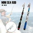 Telescopic Mini Fishing Rods Super Hard Carbon Steel Rivers Lakes ...