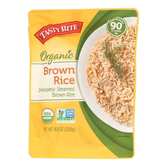 TASTY BITE - Organic Sticky Rice for Quick Meals - 8.8 Oz Case of ...