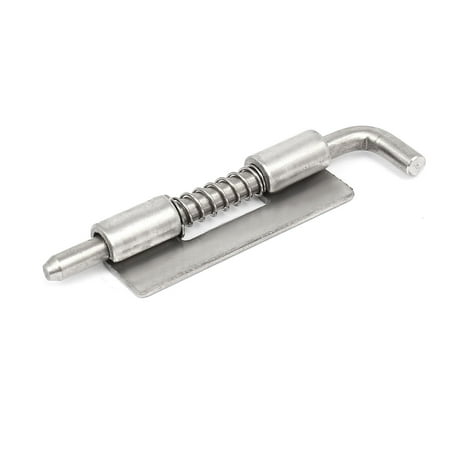 63mmx12mm 304 Stainless Steel Right Hand No Hole Spring Loaded Barrel ...
