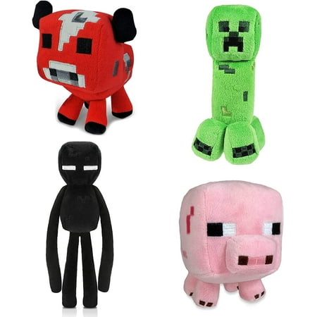 Minecraft Plush,Zombie Plush Toy,Bunny Rabbit,Mooshroom and Pig Plush ...
