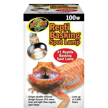Zoo Med Repti Basking Spot Lamp Replacement Bulb 100 Watts Pack of 2 ...