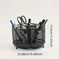 1Pc 360° Rotating Desktop Storage Rack with 5 Compartments, Multi ...