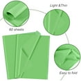 60 Sheets Grass Green Tissue Paper Art Gift Wrapping Tissue Paper Bulk ...